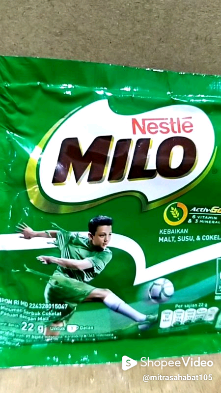 Nestle Milo ActiveGo sachet 22 gram | Shopee Video Indonesia