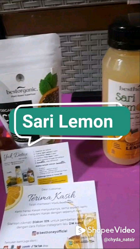 Sari Lemon Sari Lemon Asli | Shopee Video Indonesia